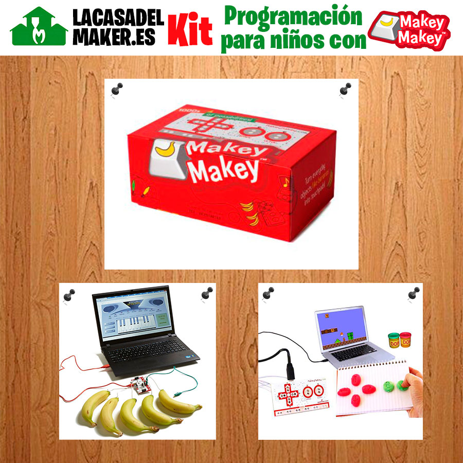 MAKEY MAKEY. KIT DE PROGRAMACION PARA NIÑOS - La casa del Maker
